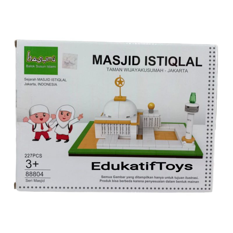 Jual Block Susun Masjid Istiqlal - Balok Susun Islami mainan Bulan ...