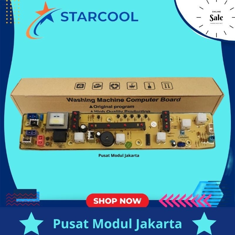 Jual SHARP ES-F800 ( ES-F800P/S ), Modul pcb mesin cuci sharp top ...