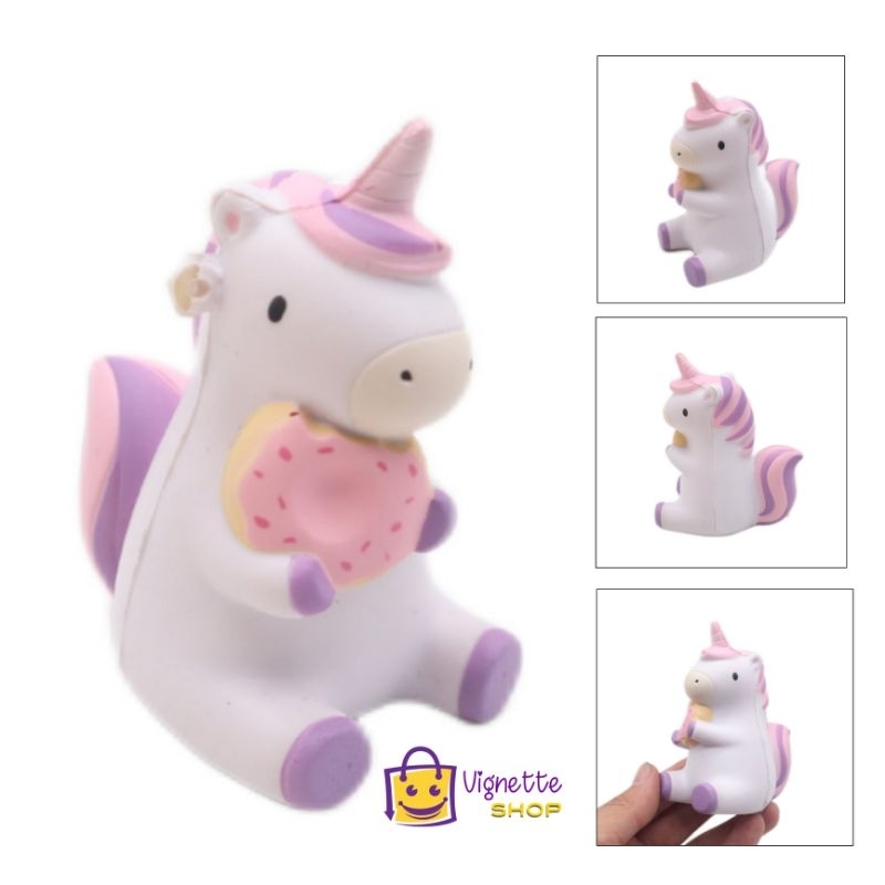 Jual Squishy Unicorn Donut White Pink Lucu | Squisy Squishi Skuisi ...