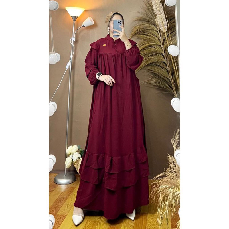 Jual YMF-Janeta dress crinkle arflow premium | Shopee Indonesia