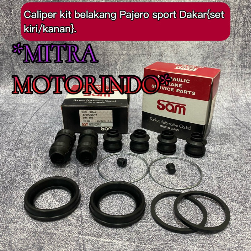 Jual Caliper kit/seal caliper rem belakang Pajero sport Dakar-all new pajero 4605B867 | Shopee ...