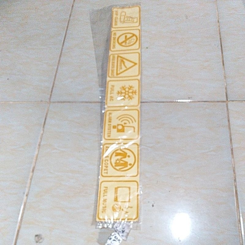 Jual sticker fasilitas uk 60cm | Shopee Indonesia