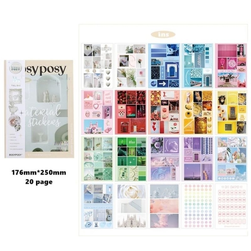 Jual Stiker Book B5 Rossy Possy My Magazine DIY Scrapbook ...