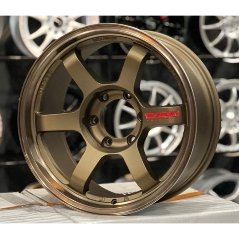 Jual velg racing TE37 R18x9 ET0 velg mobil pajero.fortuner.triton.strada ring 18 dll | Shopee ...