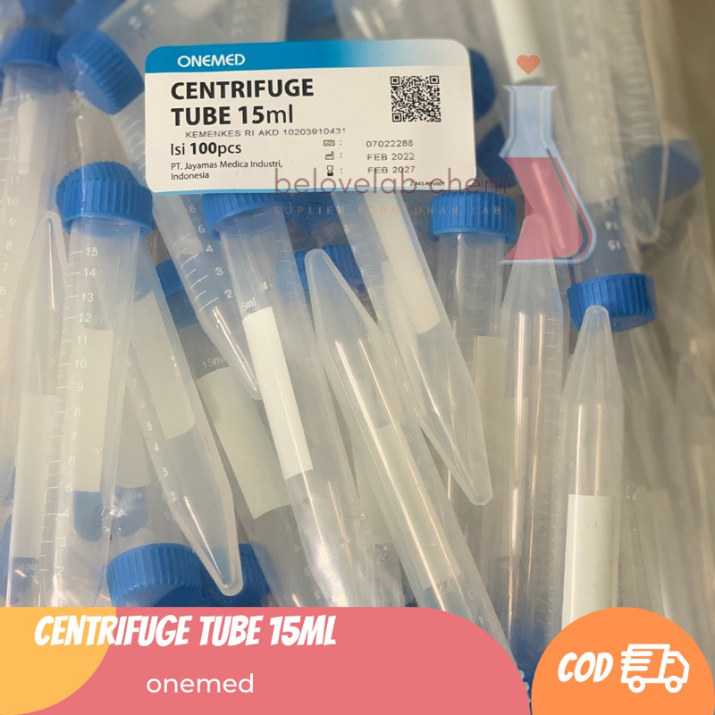 Jual Centrifuge Tube 15ml Onemed | Shopee Indonesia