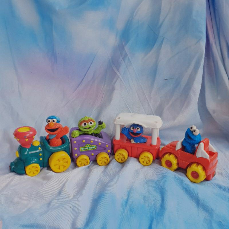 Jual Action Figure Sesame Street Tyco Preschool 1998 1997 Henson Elmo ...