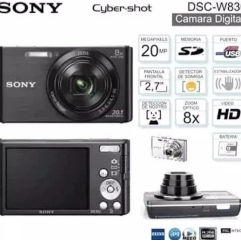 Jual SONY CYBERSHOT DSC-W830 | Shopee Indonesia