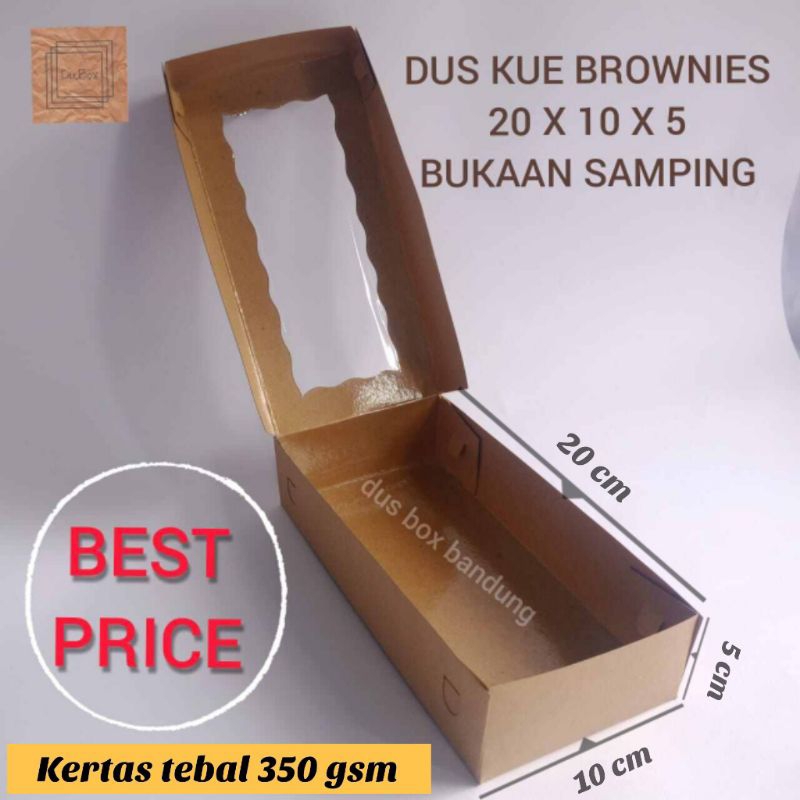 Jual BOX KUE UKURAN 20X10X5 BUKAAN SAMPING | Shopee Indonesia