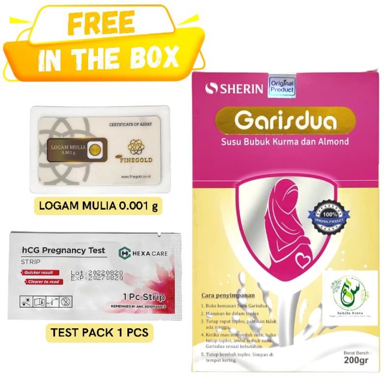 Jual PENYUBUR KANDUNGAN GARISDUA SUSU BUBUK KURMA DAN ALMOND SUSU ...