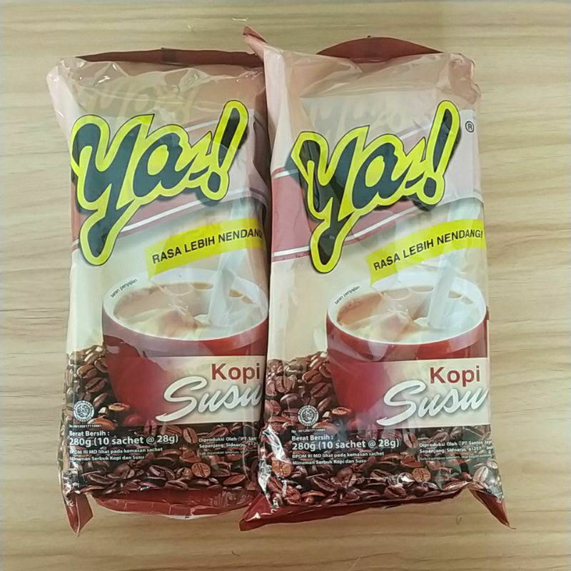 Jual Kopi Ya Kopi Susu kapal api Ya! 10 sachet renceng | Shopee Indonesia