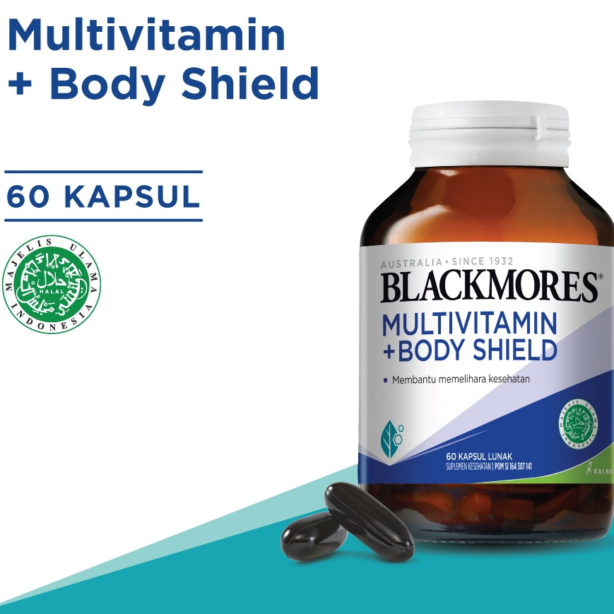 Jual Blackmores Multivitamin + Body Shield isi 60, isi 30 Kapsul / Suplemen / Daya Tahan Tubuh ...