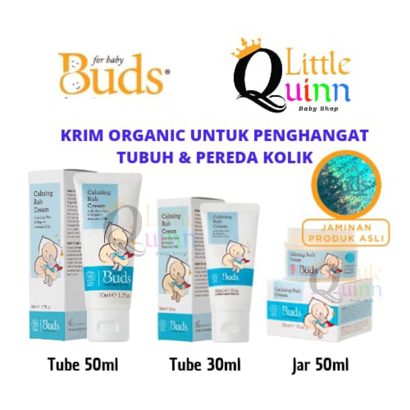 Jual BUDS SOOTHING ORGANICS CALMING RUB CREAM | Shopee Indonesia