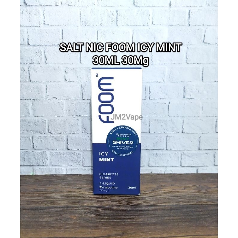 Jual Salt nic Foom ICY MINT 30ml 30mg | Shopee Indonesia