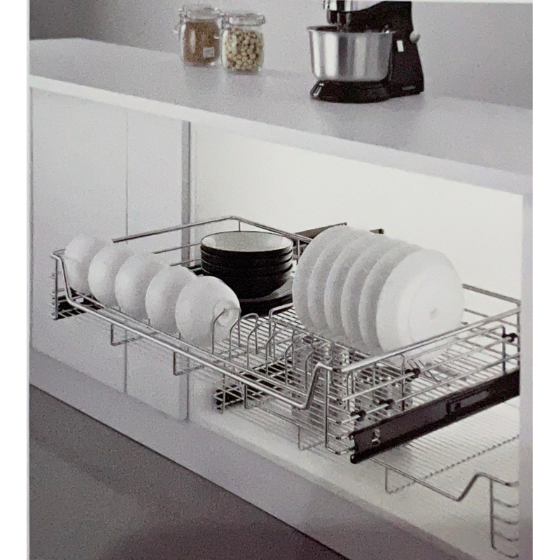 Jual rak piring dan mangkuk sliding 600mm stainless chrome SC29060 ...