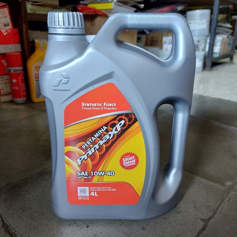 Jual Oli Mesin Mobil Injection Pertamina Prima XP 10W-40 Galon 4 Liter ...