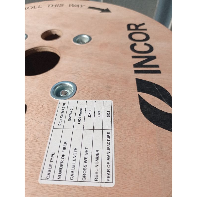 Jual KABEL DC 2 CORE 1 SLING KABEL DC 2C1S KABEL FIBER OPTIK 2C1S ...