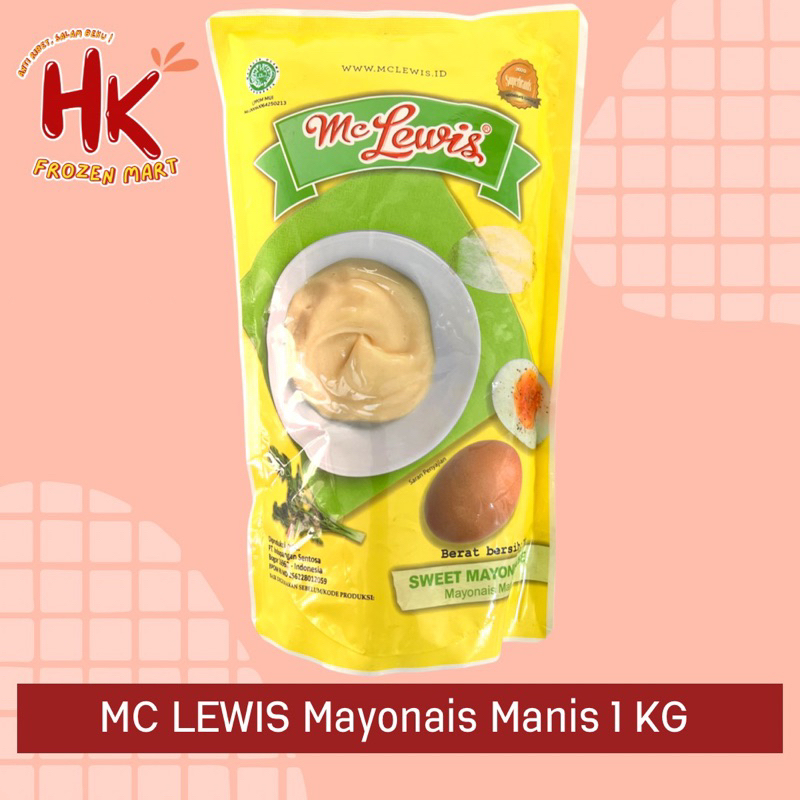 Jual Mc Lewis Mayonais Manis 1 kg | saus mayo sweet keju mclewis ...