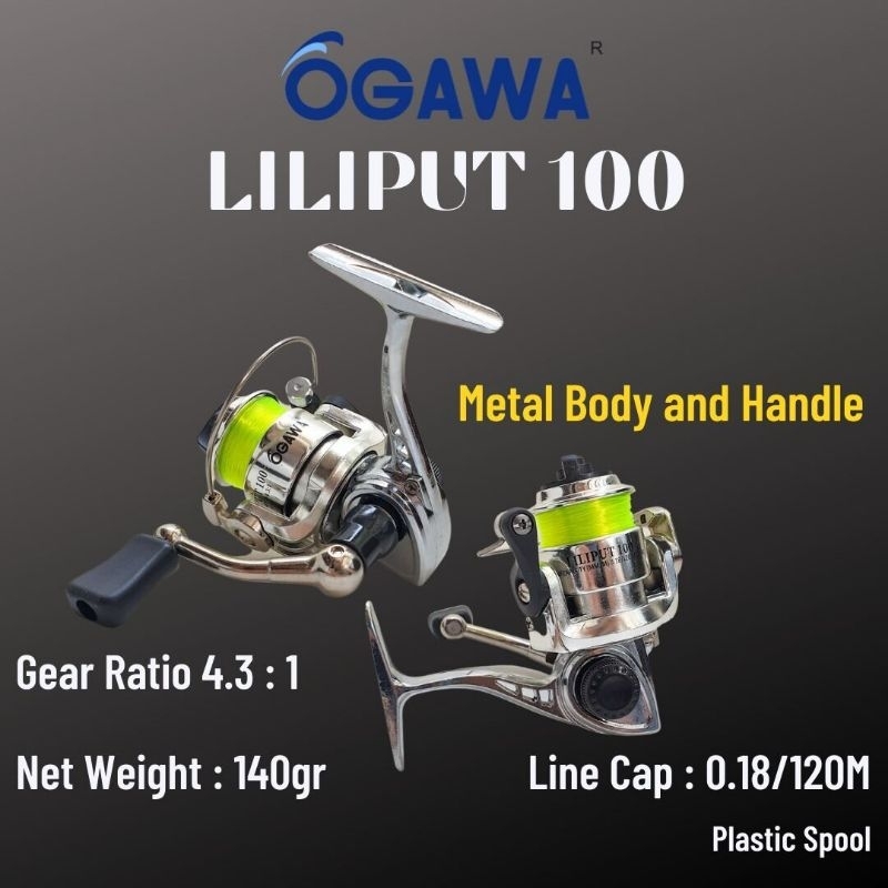 Jual reel mini ogawa liliput || liliput 100 | Shopee Indonesia