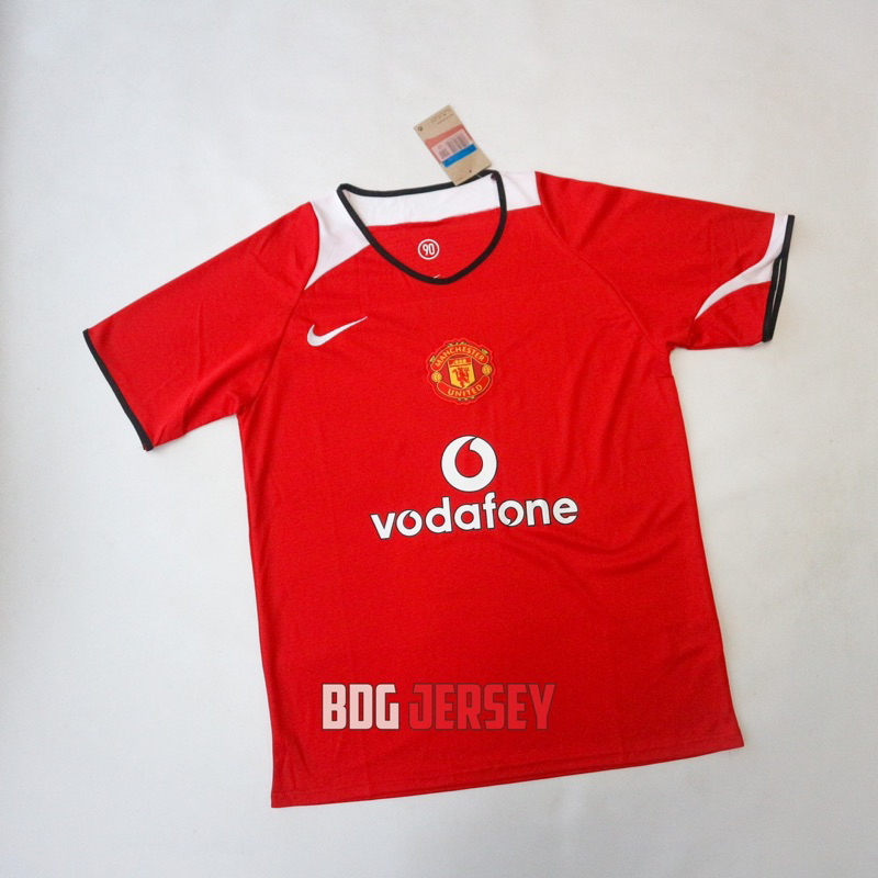 Jual Jersey MU home official 2004 2005 2006 grade ori top quality ...