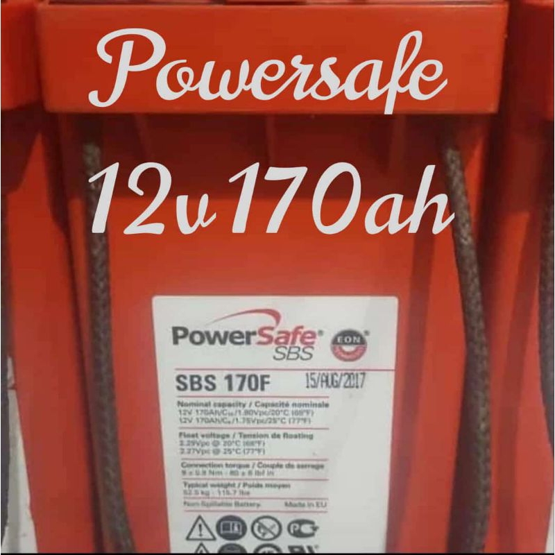 Jual battery vrla merek Powersafe 12v 170ah | Shopee Indonesia