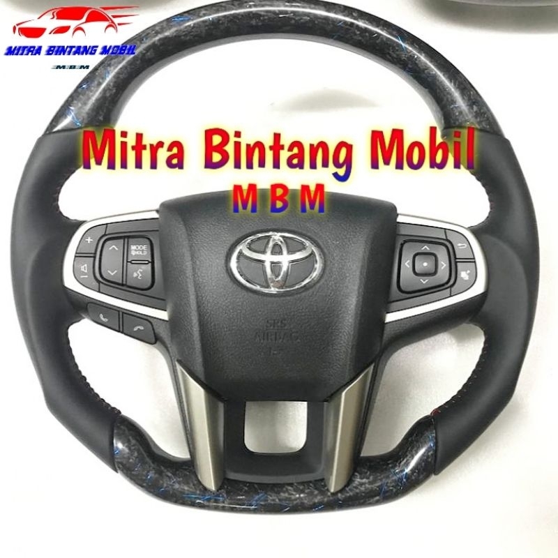 Jual Lingkaran Stir Ster Steer Toyota Innova Reborn Carbon Forged Original | Shopee Indonesia