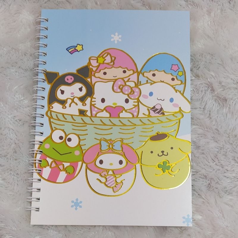 Jual Buku A5 Motif Sanrio (Motif dalam hanya GARIS, tidak bergambar ...