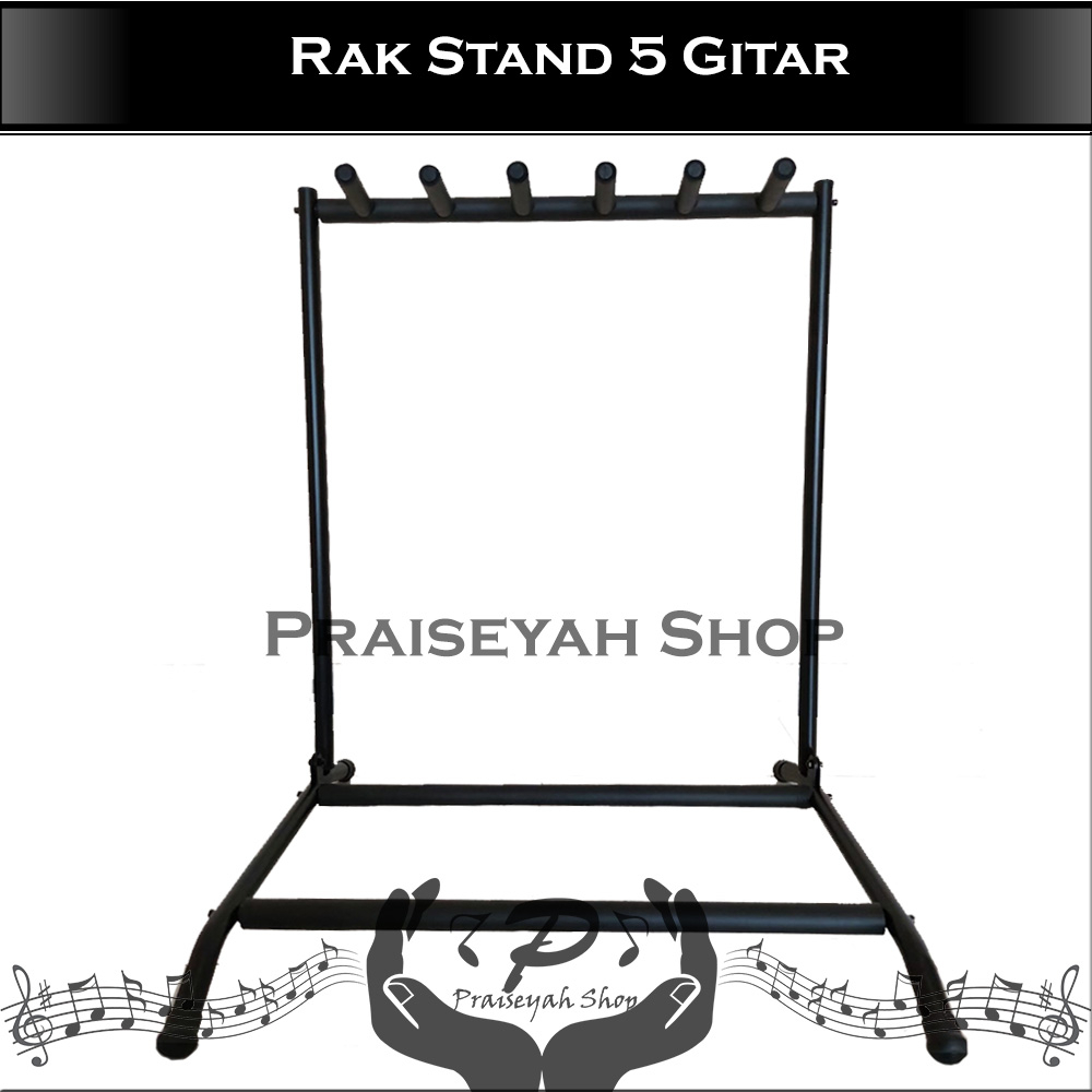Jual Rak Stand Gitar dan Bass isi 5 Alat Musik | Shopee Indonesia