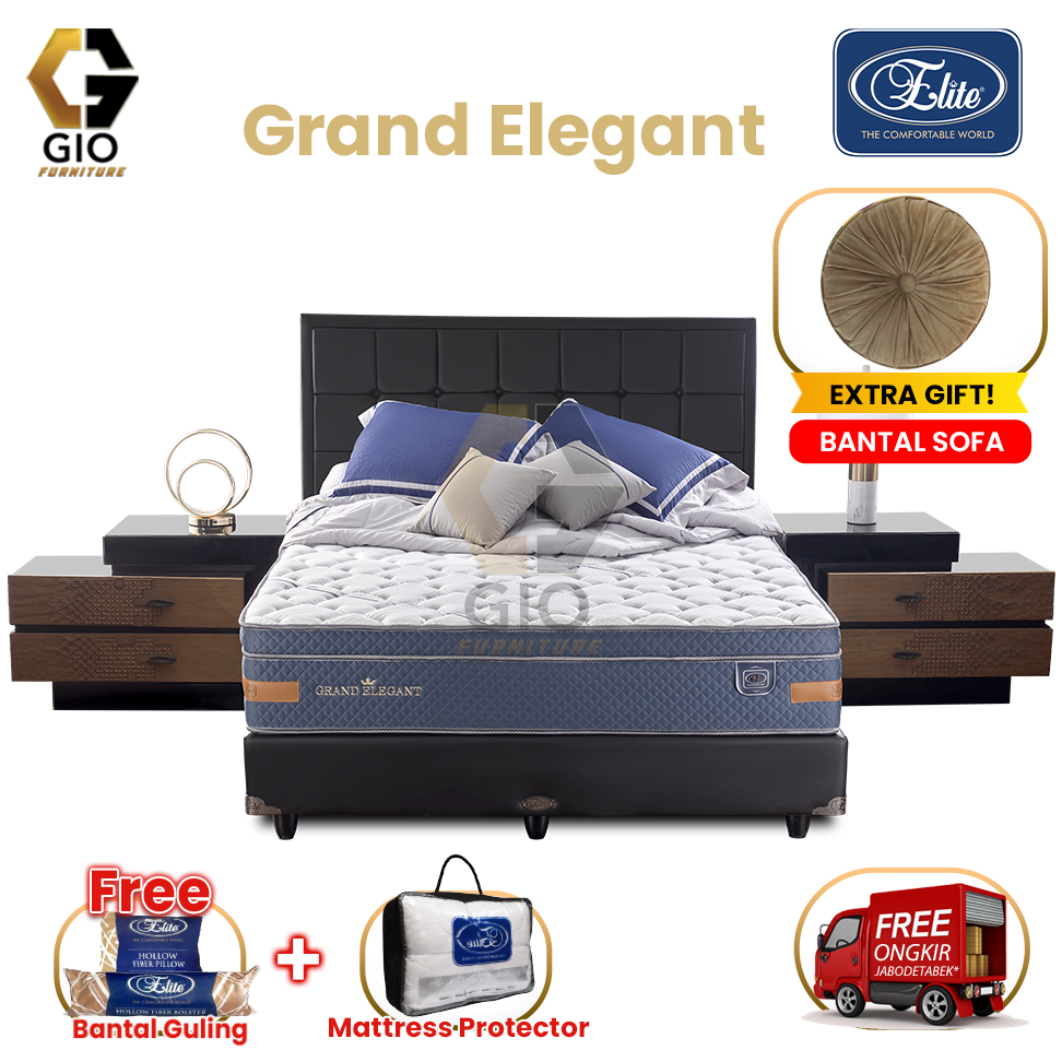 Jual Elite Springbed Grand Elegant Full Set Shopee Indonesia