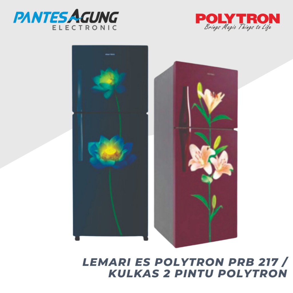 Jual LEMARI ES POLYTRON PRB 217 / KULKAS 2 PINTU POLYTRON khusus Bdg ...