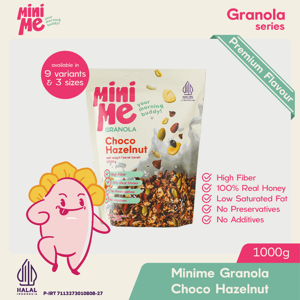 Jual MINIME Granola - Choco Hazelnut 1kg | Shopee Indonesia