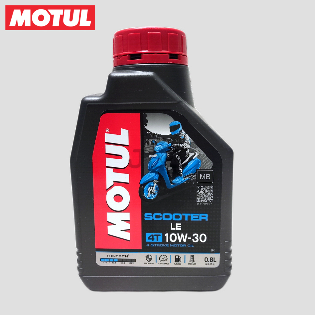 Jual Motul Scooter LE SAE 10W-30 API SL JASO MB 0,8 Liter - Motul Matic ...