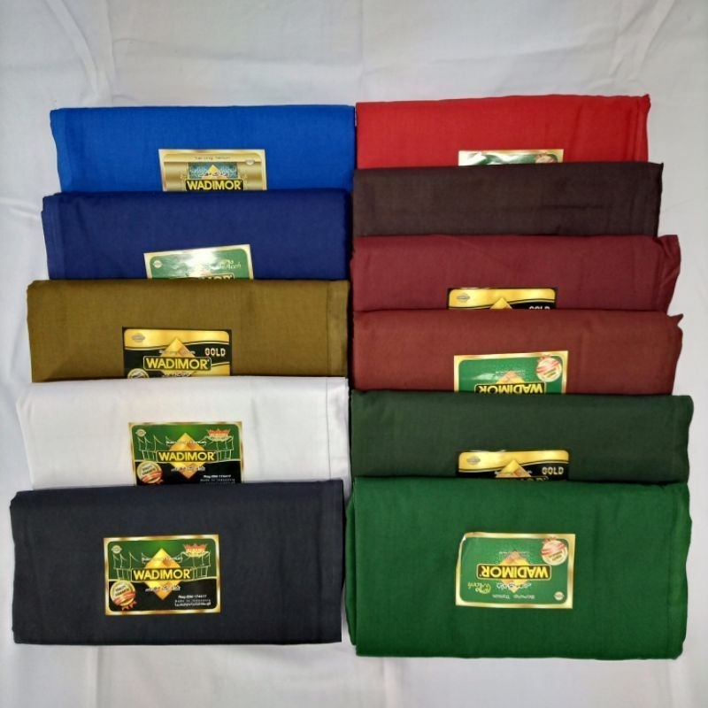 Jual Sarung Wadimor Polos Warna Tanpa Tumpal NTPL | Shopee Indonesia