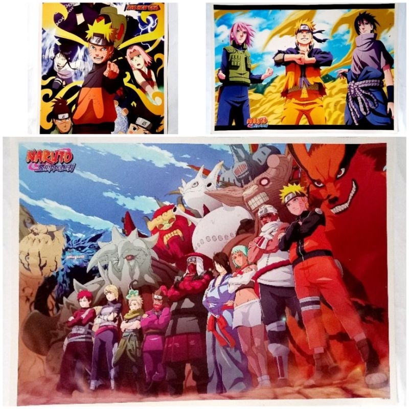 Jual Poster Naruto Ukuran 50 x 70cm jumbo | Shopee Indonesia