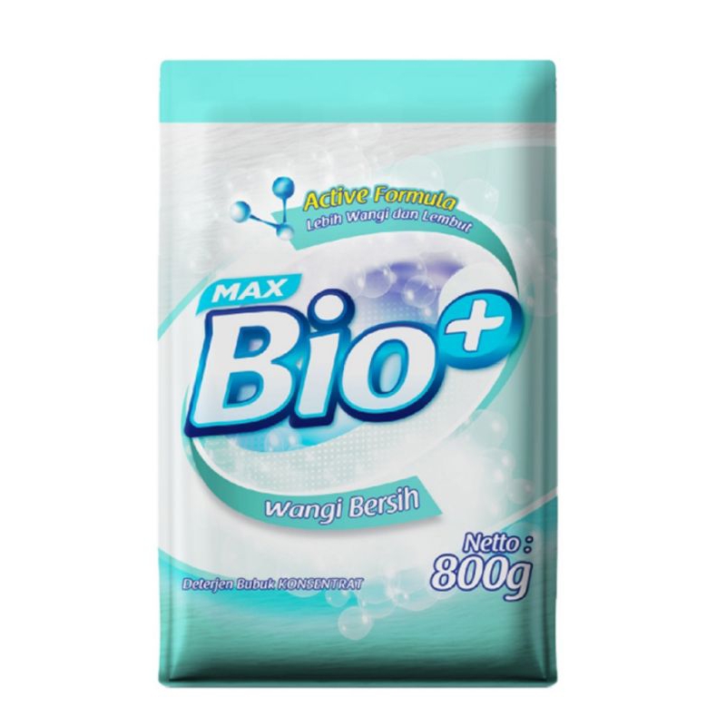 Jual MAX BIO+ Detergent Bubuk Konsentrat Wangi Bersih 770 g | Shopee ...