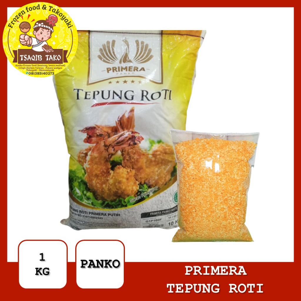 Jual PROMO Tepung Roti / Panir MIX Primera Panko 1 KG | Shopee Indonesia