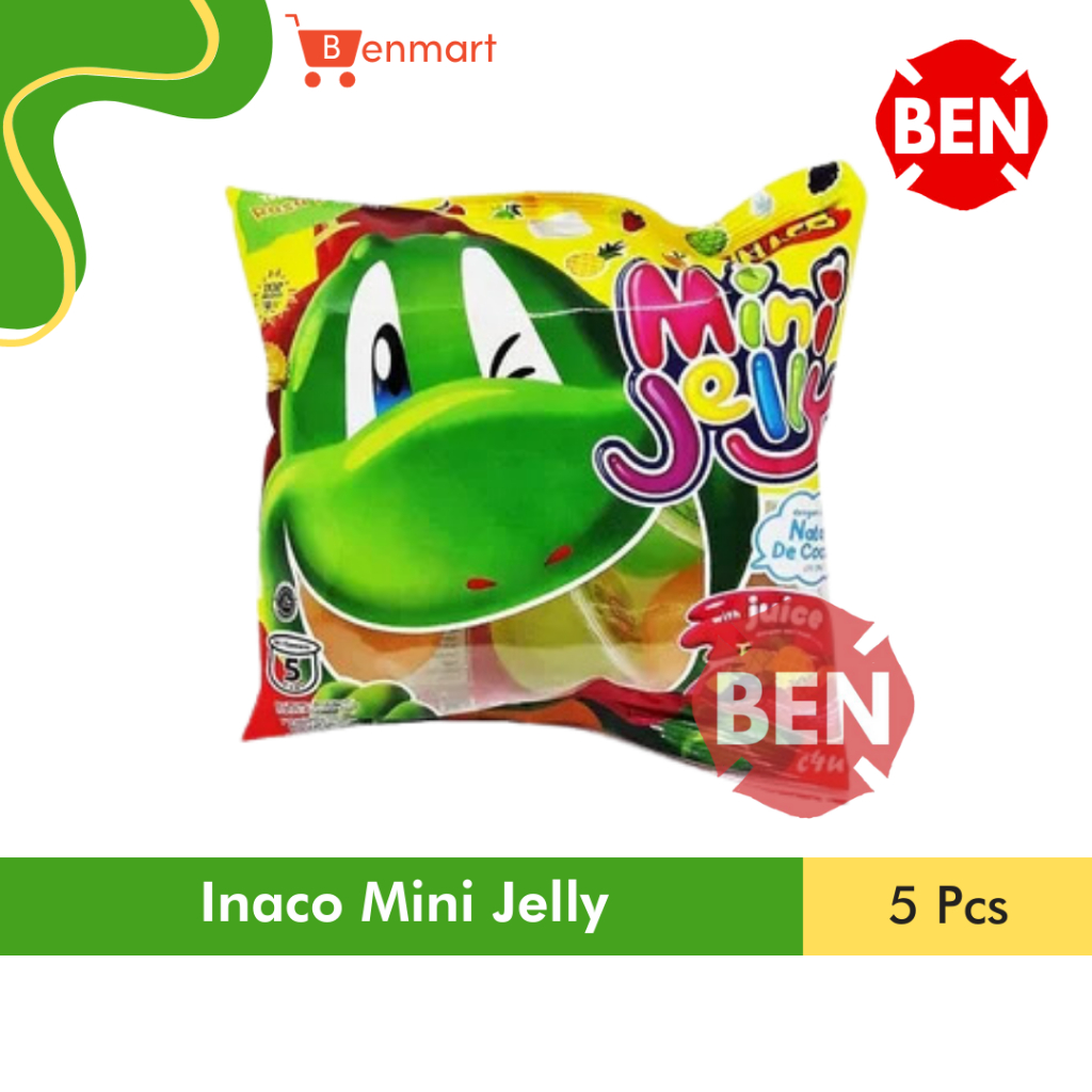 Jual Inaco Mini Jelly 1 Pak isi 5 Pcs Cup Agar Jeli Nata De Coco Buah ...