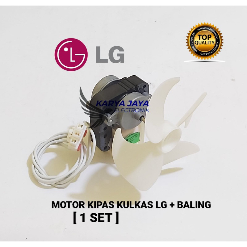 Jual Motor fan kulkas LG 2 pintu + Baling / Fan Kipas LG | Shopee Indonesia