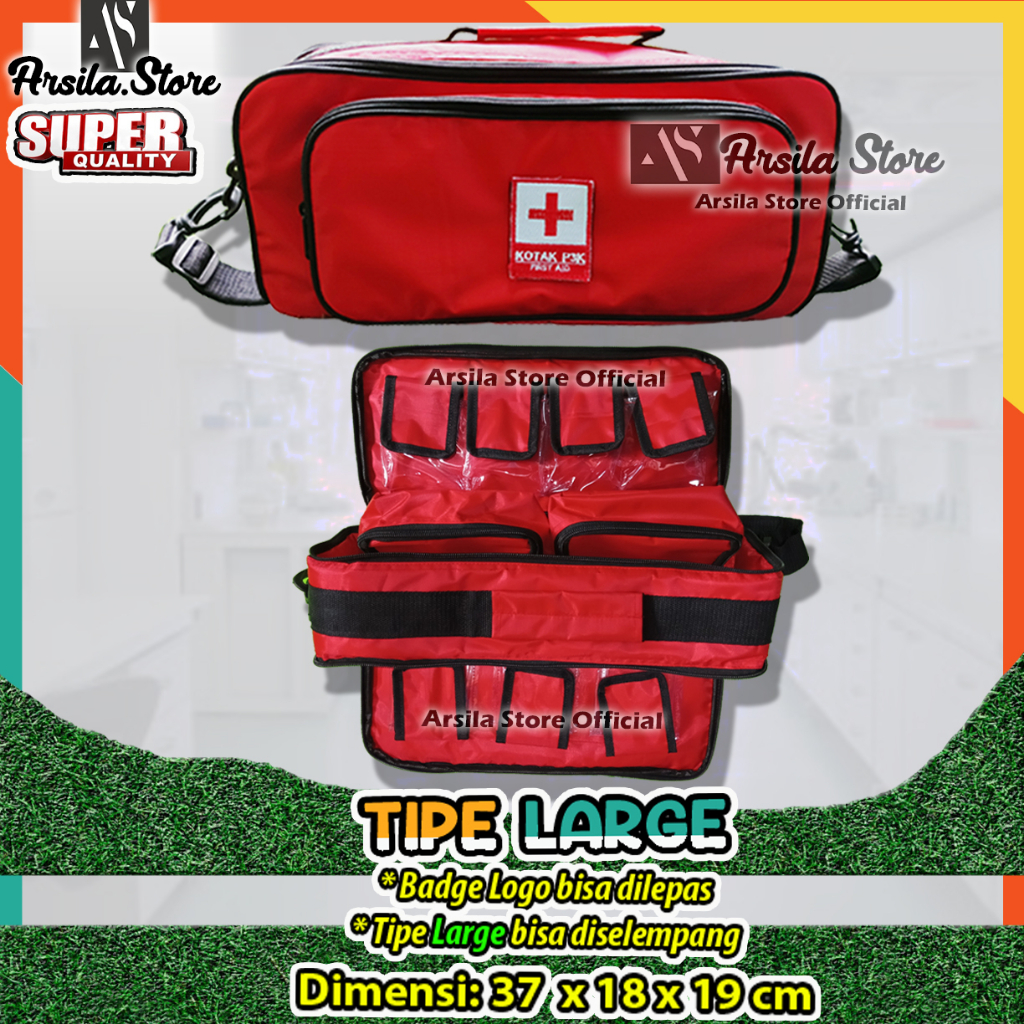 Jual Tas P3K selempang, Tas P3K kecil, Bahan Anti Air, Kuat, dan Tahan ...