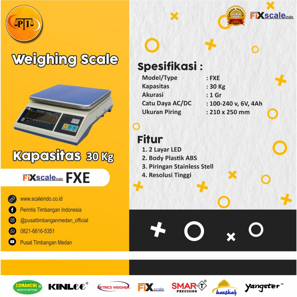 Jual Weighing Scale Merk FixScale Type FXE | Shopee Indonesia
