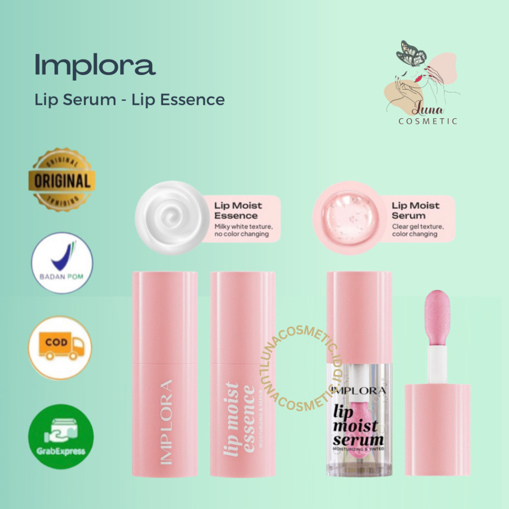 Jual IMPLORA LIP Moist Series - Lip Essence | LIP Serum NEW | Shopee ...
