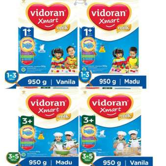 Jual Vidoran Xmart 1+ _ susu formula bayi_Vidoran Xmart Madu dan Vanila ...
