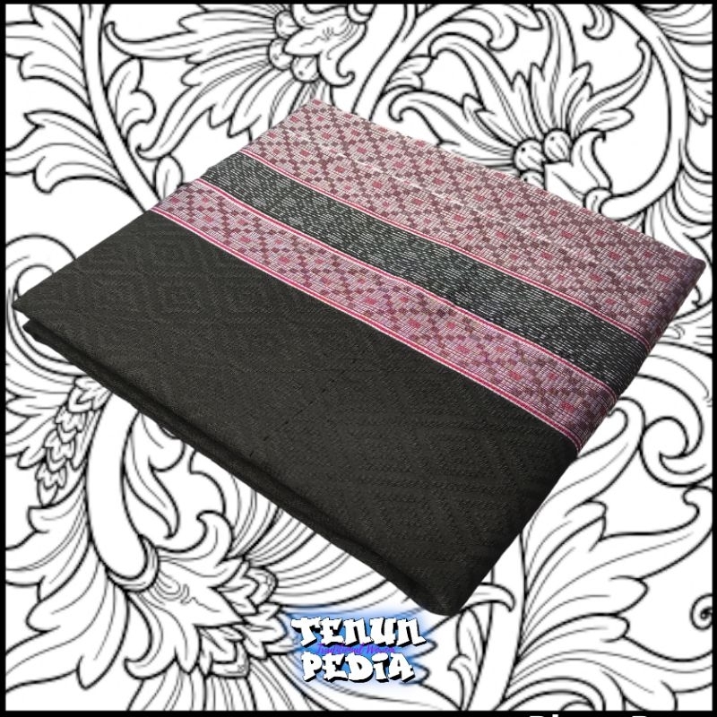 Jual Kain Tenun Songket Premium Warna Hitam Ready Stok | Shopee Indonesia