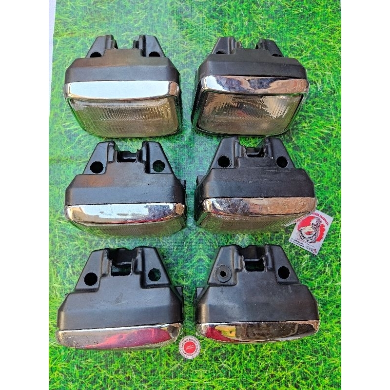 Jual LAMPU DEPAN HEADLAMP BATOK SETT REFLEKTOR GL MAX LIS CHROME ...