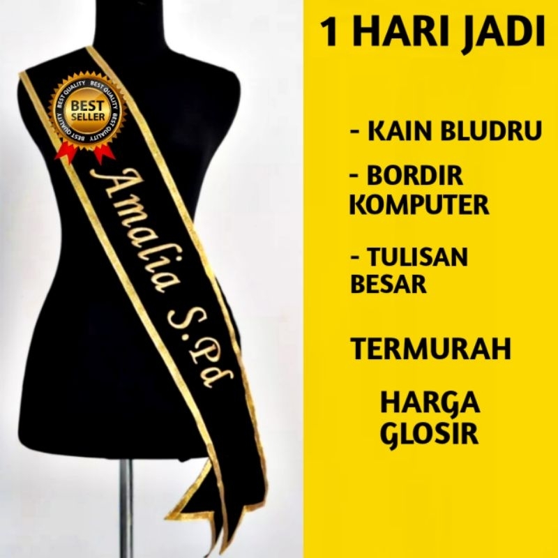 Jual Selempang Wisuda Slempang Wisuda Bordir Selendang Wisuda Bahan ... Jual Selempang Wisuda Slempang Wisuda Bordir Selendang Wisuda Bahan ...