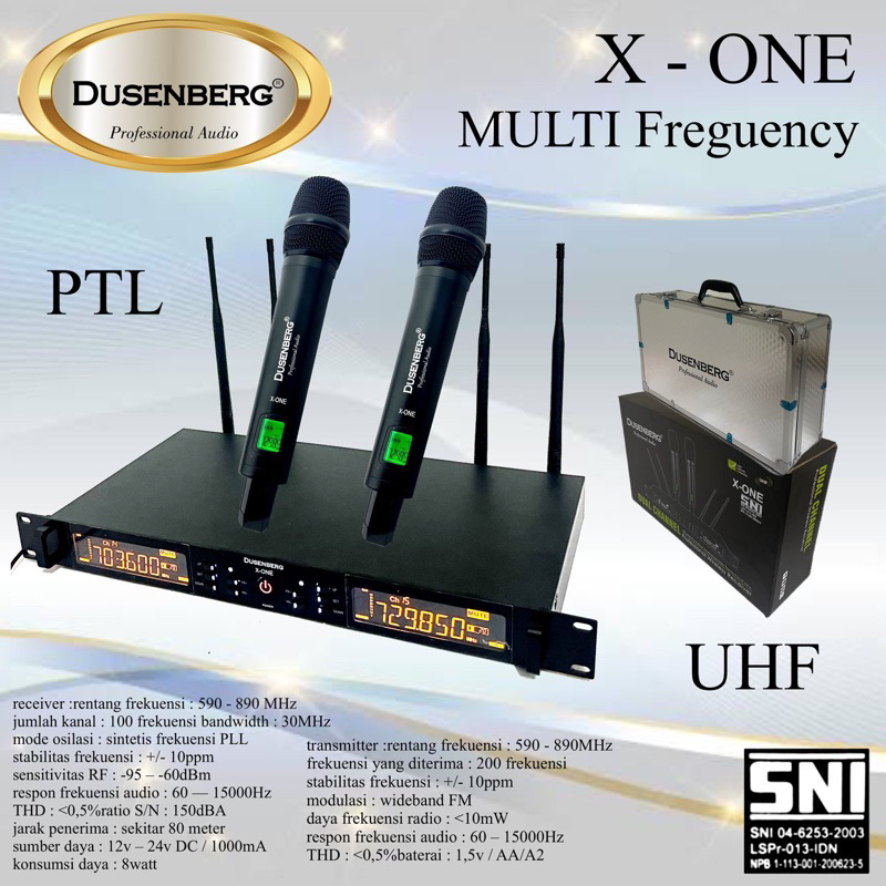 Jual Mic Wireless Dusenberg X-One Original Dusen Berg X One | Shopee ...