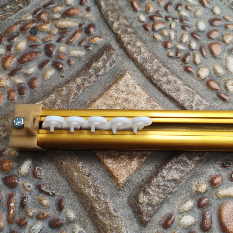 Jual Batang Kotak Alkan Gorden Rell Vitrace Oval Gordyn Rollet Tirai ...