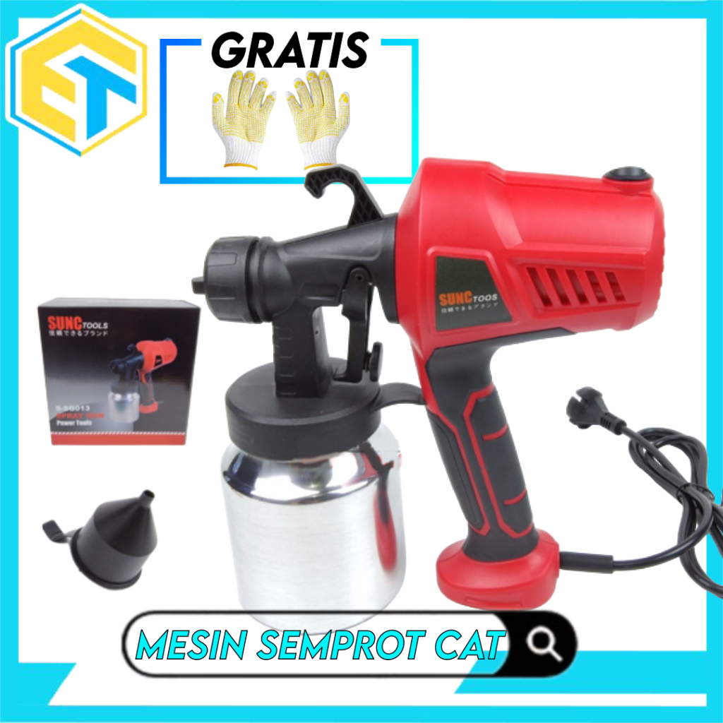 Jual Mesin Semprot Cat Minyak Spraygun Electric Listrik 700 Watt Tabung ...