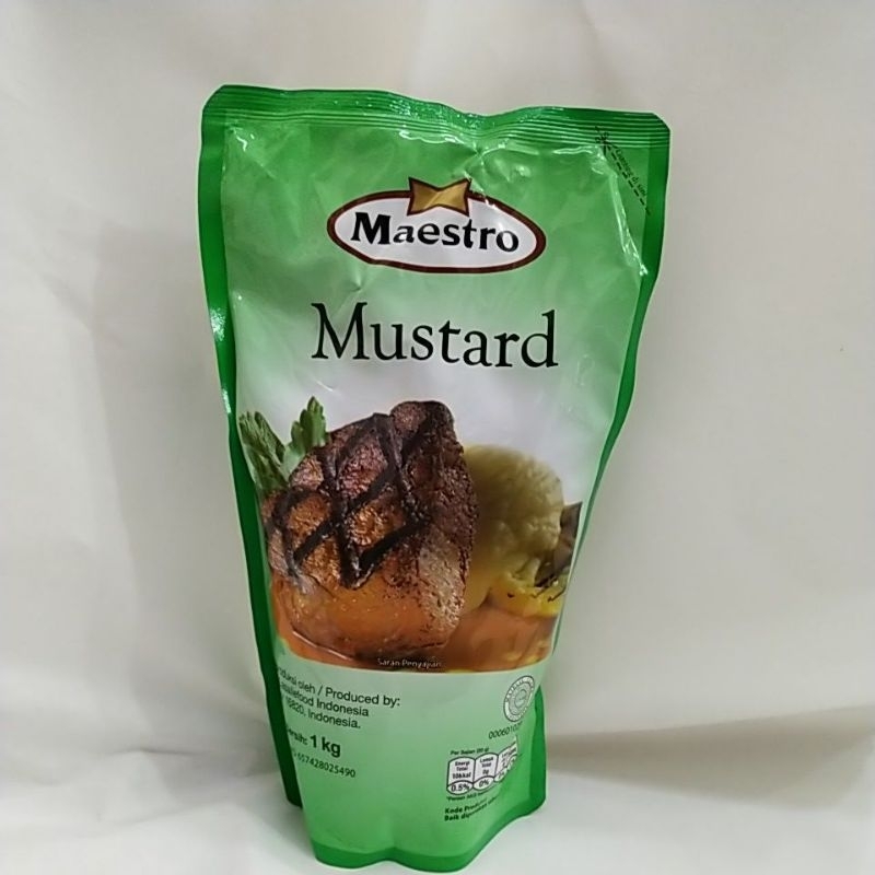 Jual mustard merk maestro UK 1kg | Shopee Indonesia
