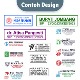 Jual CETAK STEMPEL 𝐆𝐑𝐀𝐓𝐈𝐒 𝐓𝐈𝐍𝐓𝐀 NAMA DOKTER 1 X 3CM / STEMPEL DOKTER / STEMPEL 10 X 30 / CUSTOM ...