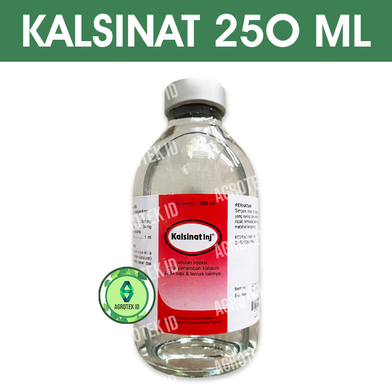 Jual KALSINAT INJEK 250 ml Penambah Kalsium Obat Lumpuh Tidak Bisa ...